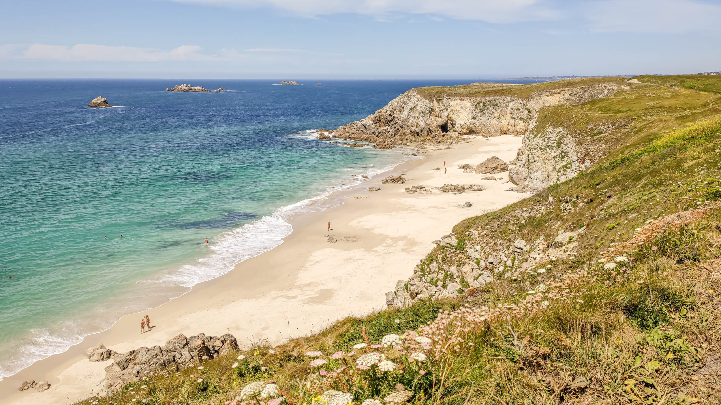 Plage naturiste à Plouarzel, météo de la Plage des Charrettes ...