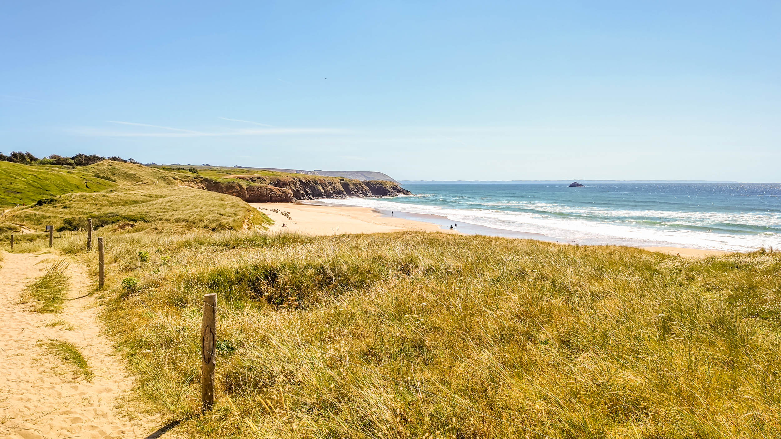 Plage naturiste à Crozon, météo de la Plage de Lostmarc'h - Bretagne ...